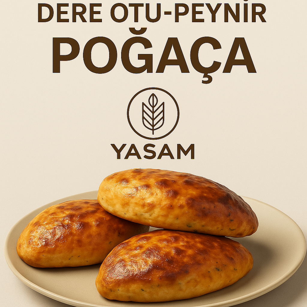 Pogaça Dere Otu Peynir - 4 stuks – Yasam Food