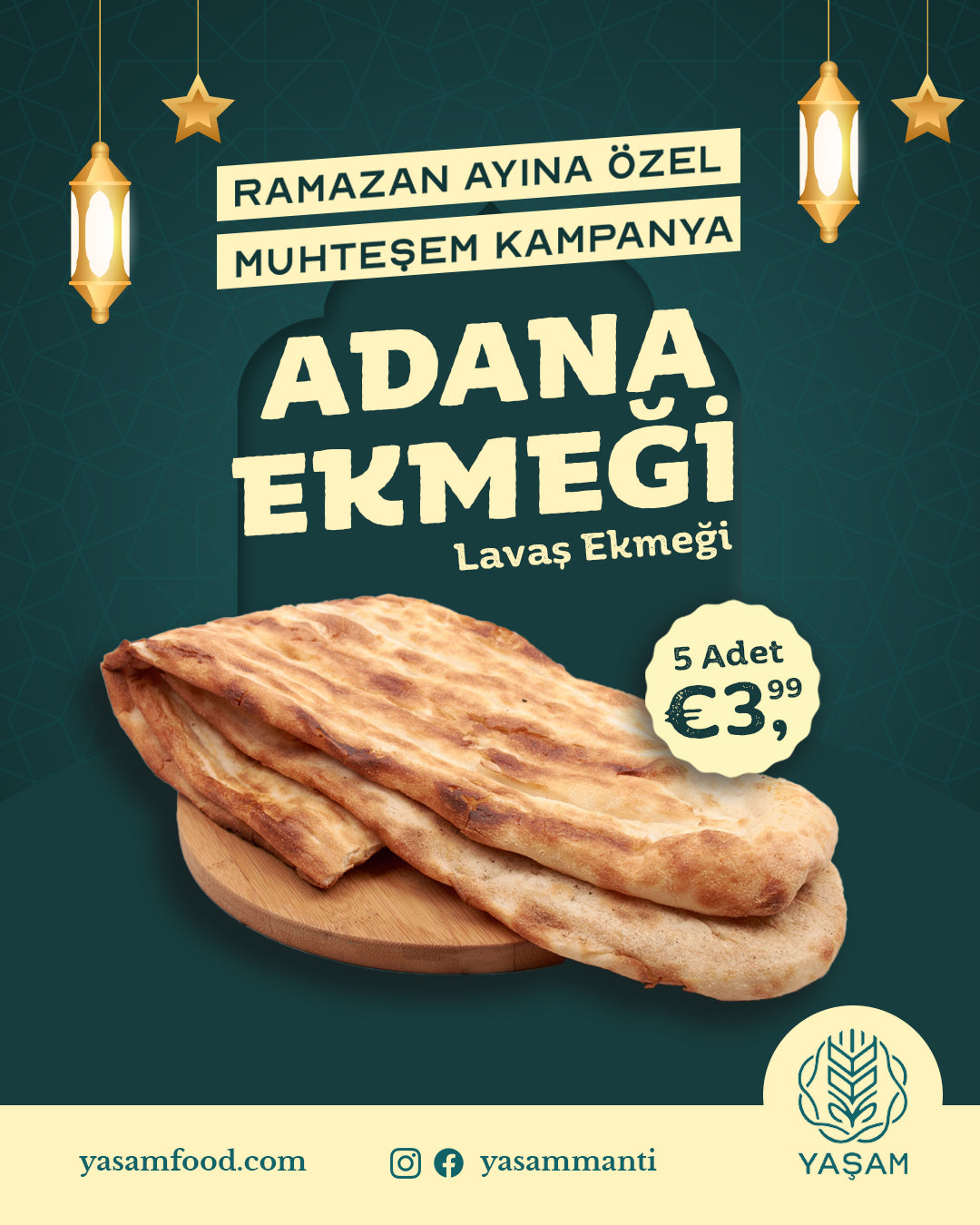 Adana Ekmegi - Lavas – Yasam Food